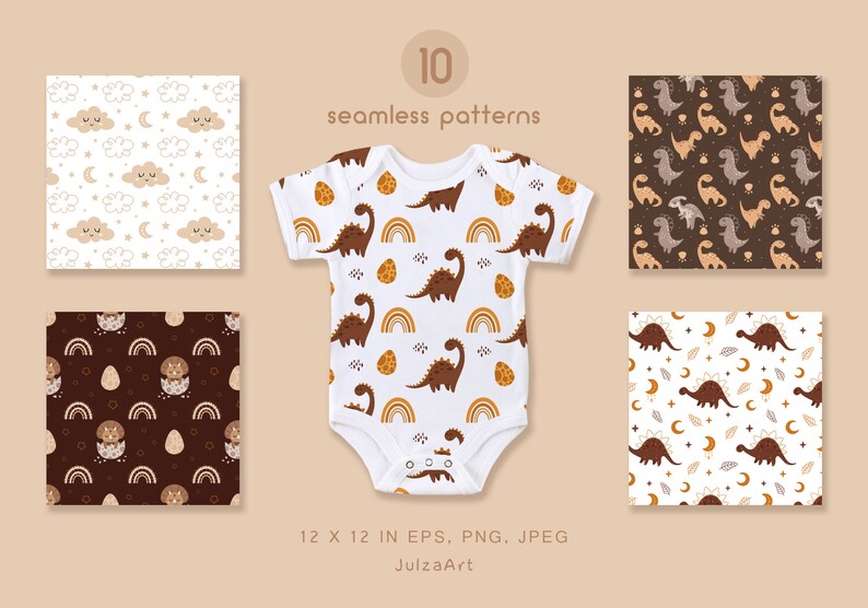 Boho Dinosaur Clipart Dinosaur Svg Bohemian Dinosaur - Etsy