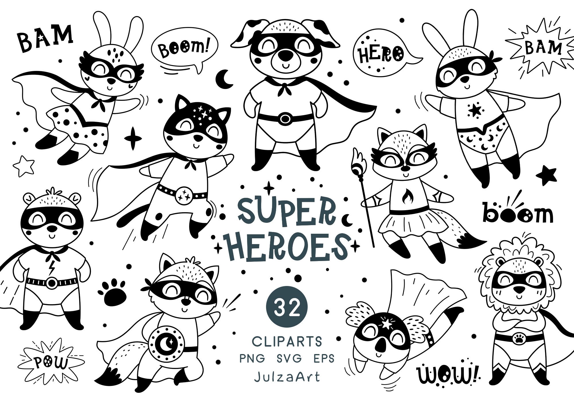 Superheroes Clipart Black And White Car