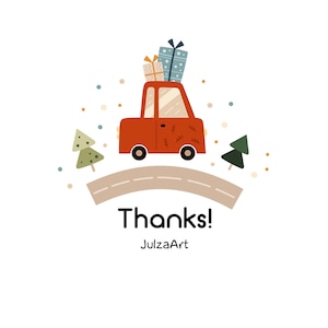 Christmas Clipart Christmas Car Svg Retro Christmas Truck Svg Christmas ...