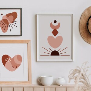 Boho Heart Svg, Valentine Clipart, Valentines Day Png, Boho Valentines ...