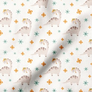 Dinosaur Seamless Pattern, Cute Dinosaur Digital Paper, Dinosaur ...