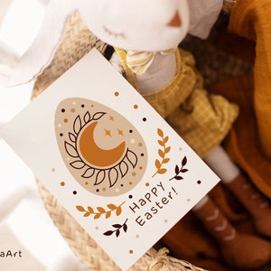 Easter Eggs Svg, Easter Clipart, Easter Svg, Happy Easter Png, Boho ...