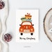 Christmas Clipart Christmas Car Svg Retro Christmas Truck Svg Christmas ...
