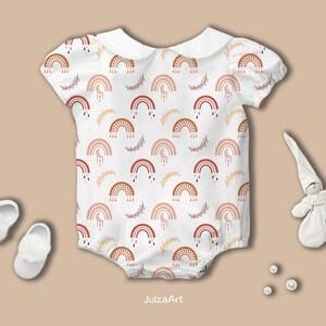 Boho Baby Seamless Pattern, Bohemian Digital Paper, Baby Shower, Animal ...