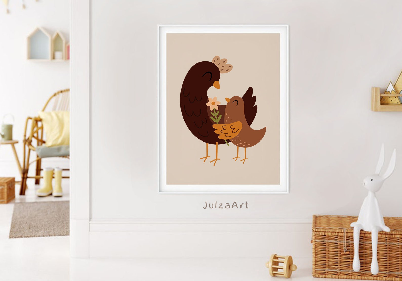Mom and Baby Animals Clipart: Woodland PNG SVG EPS (digital Download ...
