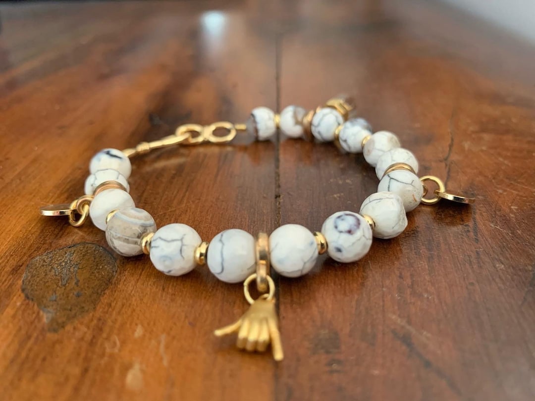 Fire Agate, Gold Shaka Brah Charm, Gold Bezeled Crystal Charm, Two Gold ...