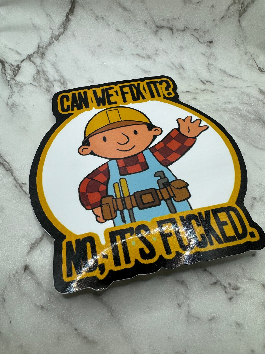Bob the Builder - Sticker - Etsy