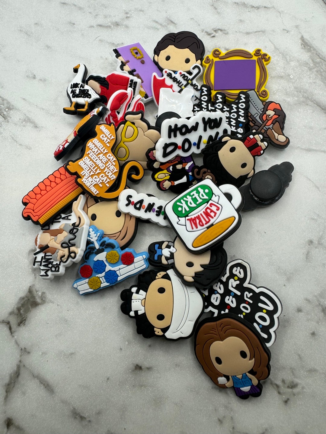 Friends Croc Charms - Etsy Australia