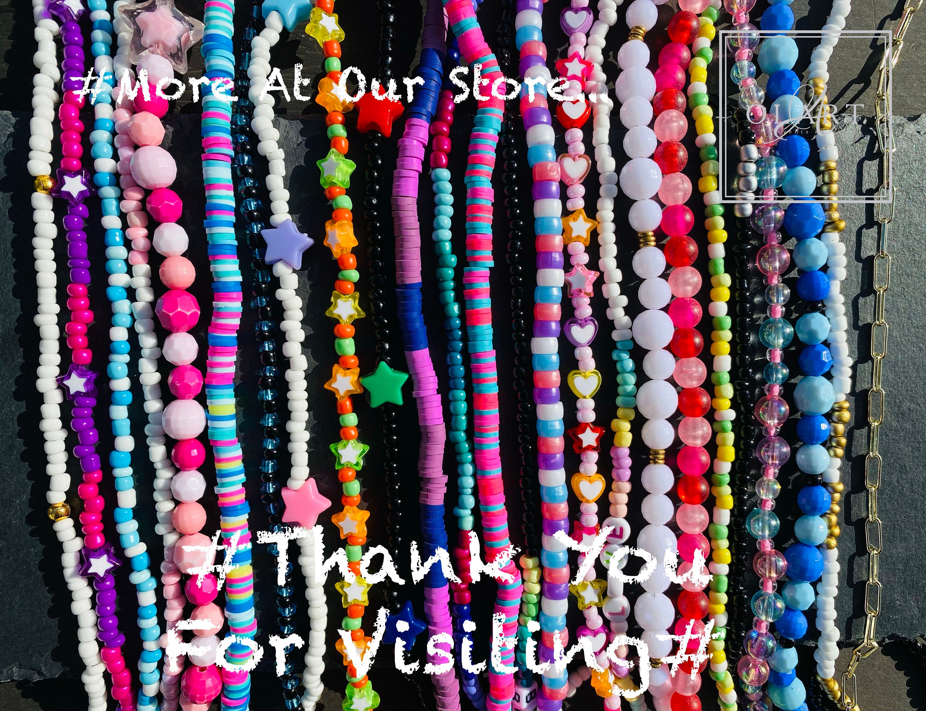 Colorful Star Beaded Lanyard White Seed Bead Mask Chain | Etsy