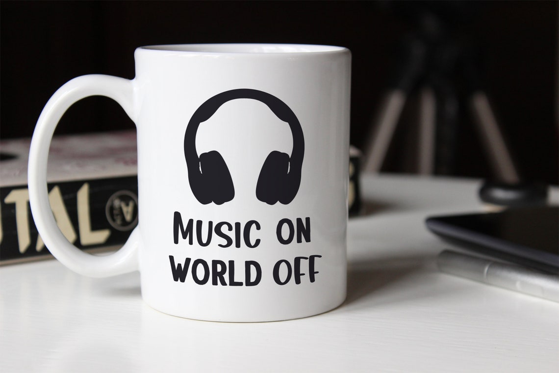 Novelty Ceramic Music Coffee Mug Mug Gift for Music Addict - Etsy