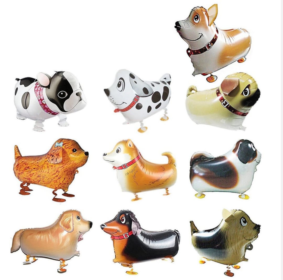 DOG FARM Jungle Walking Pet Balloon Animal Airwalker Zoo Farm Foil ...
