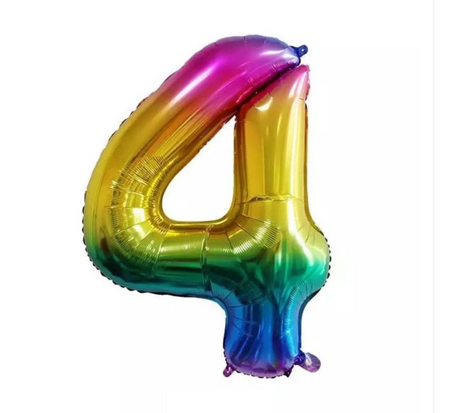 Giant 40 Rainbow Number Balloon Wedding White Party - Etsy UK