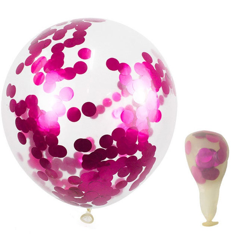 10x Latex Confetti 12 Balloon Baby Birthday Party Toy Fun | Etsy UK