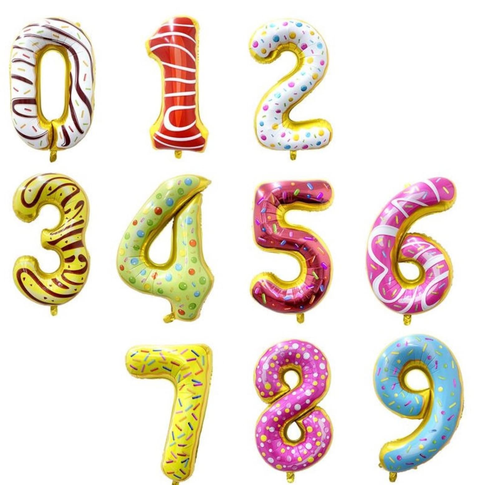 Giant Foil Number Balloons Letter Air Helium Birthday Age - Etsy UK