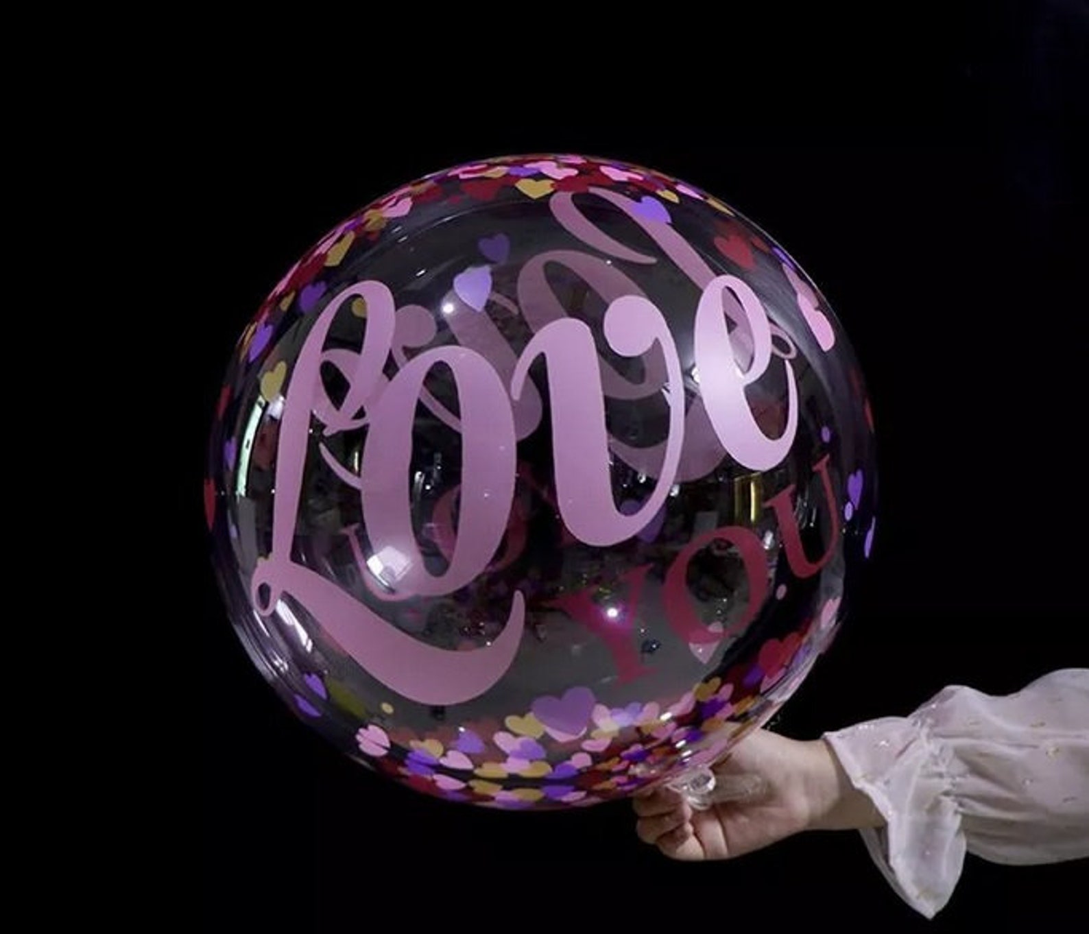 20 Clear Transparent Printed Helium Air Bubble Balloon Party - Etsy UK