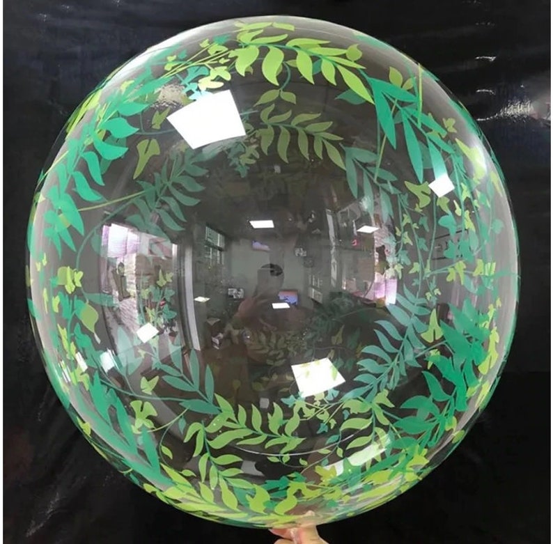 20 Clear Transparent Printed Helium Air Bubble Balloon Party - Etsy UK