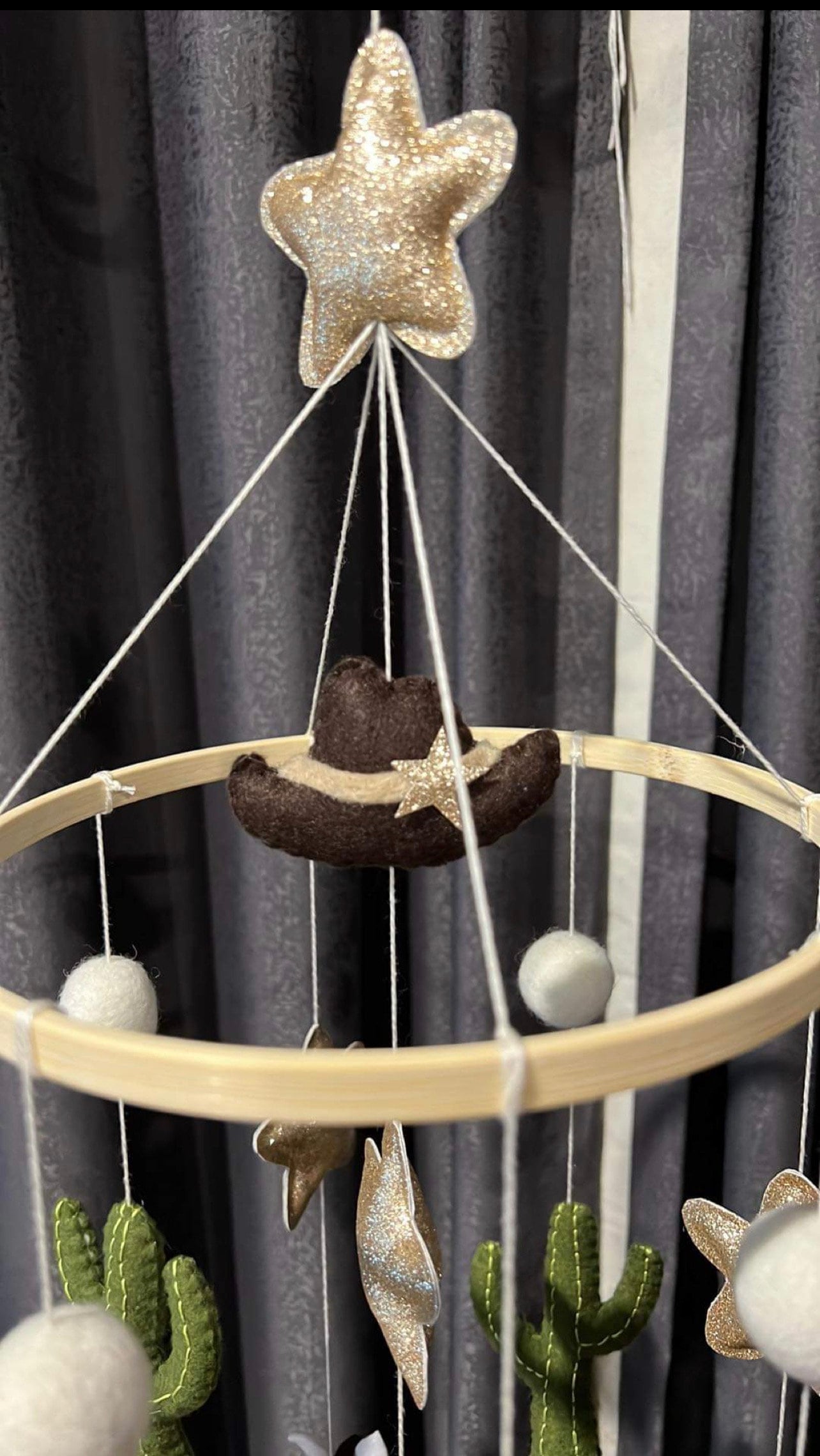 Cowboy Themed Baby Mobile - Etsy