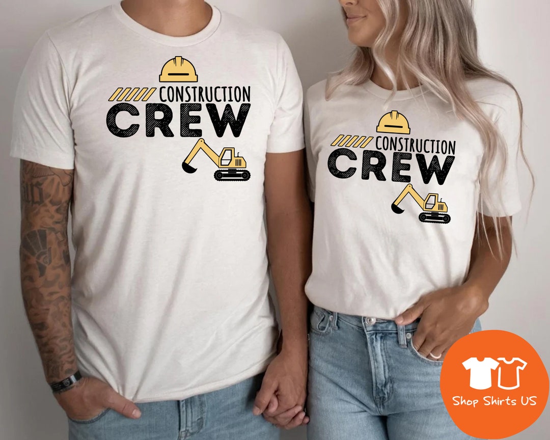 Construction Crew Matching Shirts, Birthday Construction Shirts, Three ...