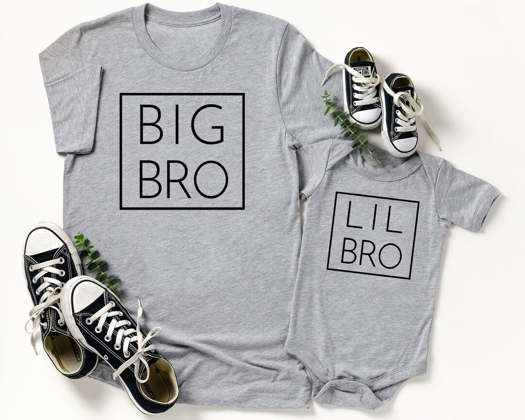 Brothers Matching Outfit Shirts, Big Bro Lil Bro Shirts, Big Brother ...