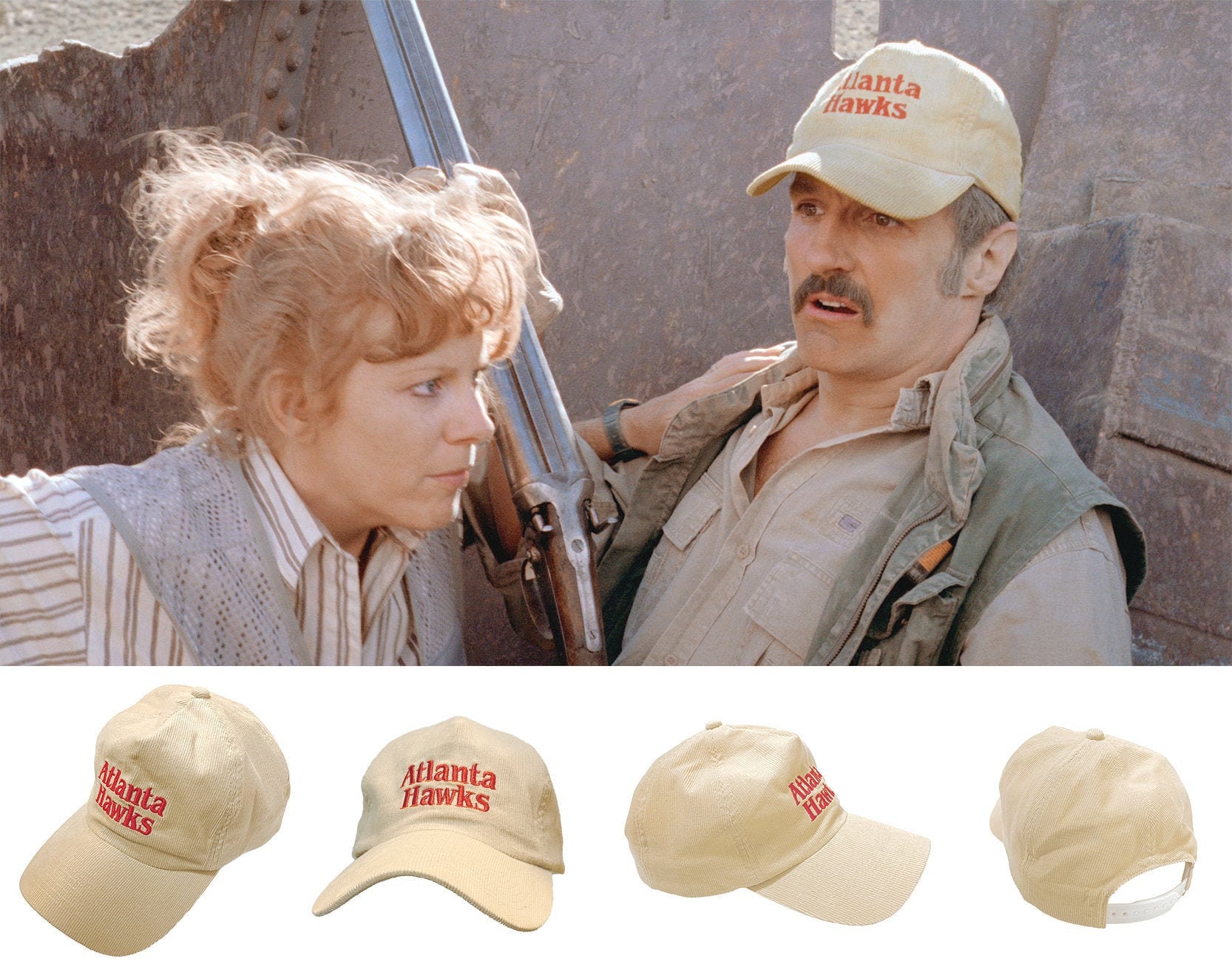 Atlanta Hawks Tremors Dad Cap Burt Gummer Embroidered | Etsy