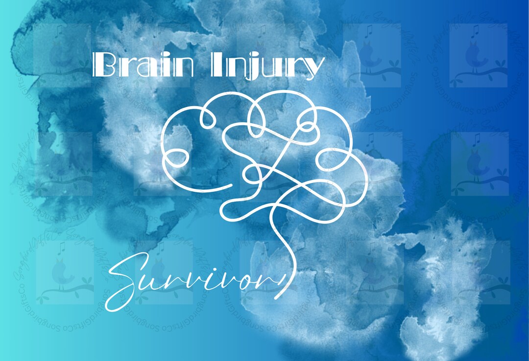 Brain Injury Themed Digital Download for Sublimation - Etsy