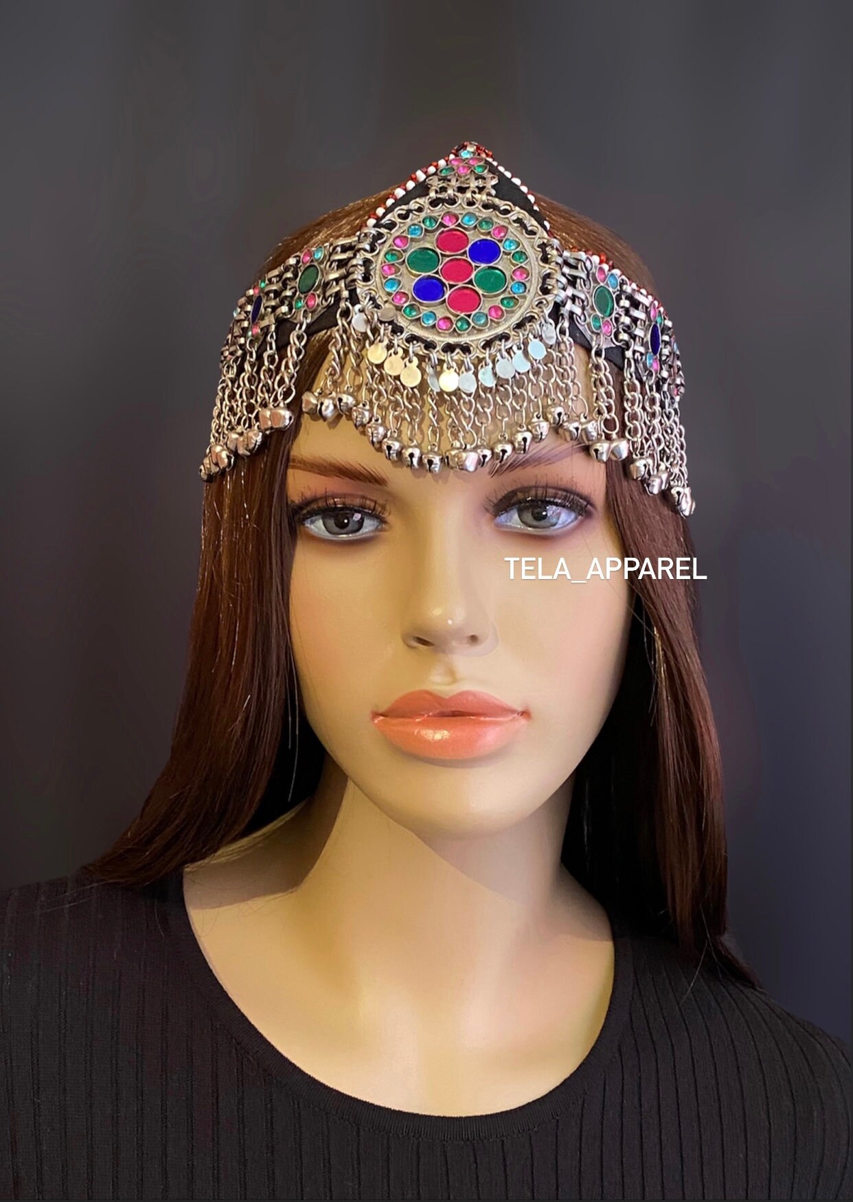 Afghan Headpiece Jewellery | Afghan Vintage Headpiece | Afghan ...