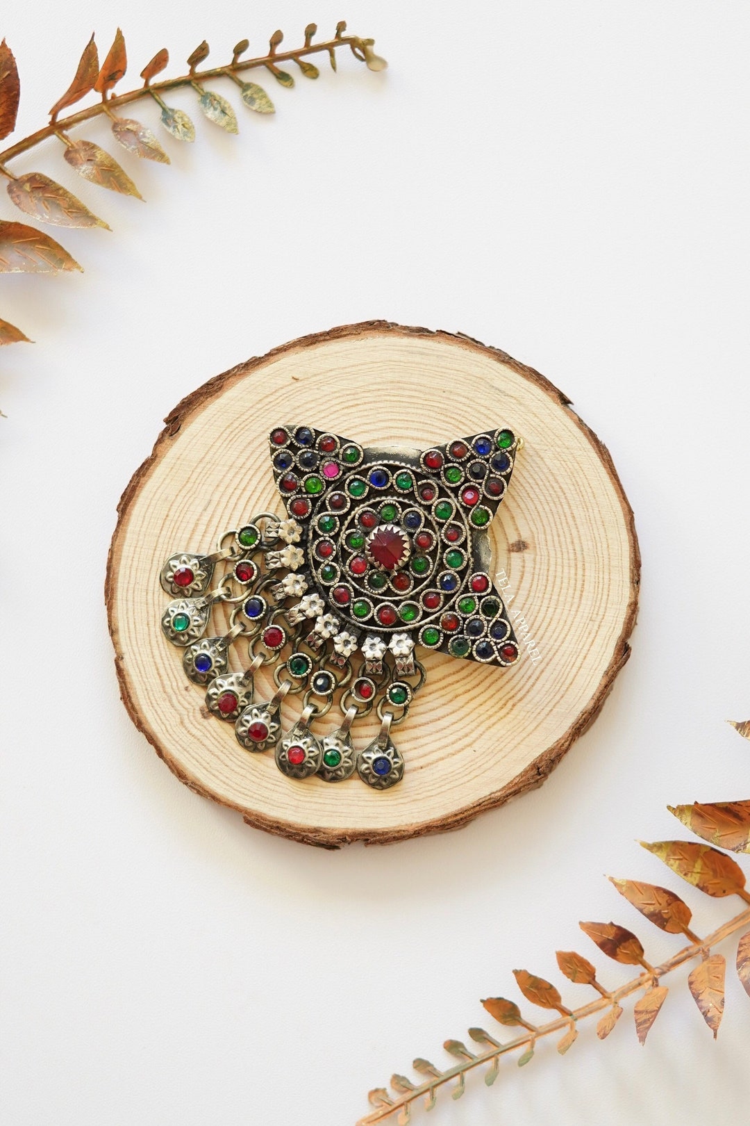 Afghan Hair Barrette, Kuchi Jewelry, Afghan Hair Pin, Afghan Hair ...