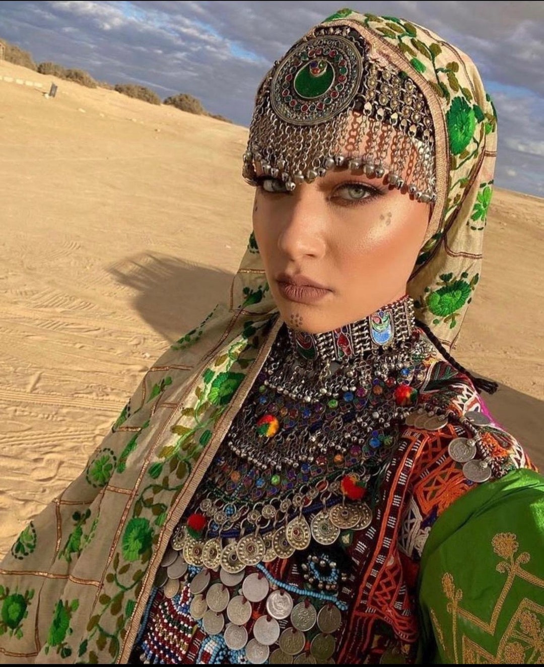 Afghan Vintage Headpiece Kuchi Tribal Headpiece Afghan Jewellery ...