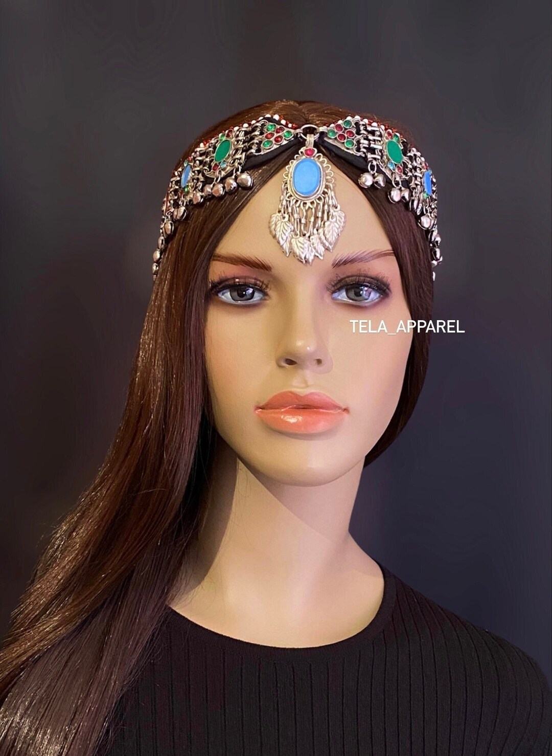 Afghan Headpiece Jewellery | Afghan Vintage Headpiece | Afghan ...