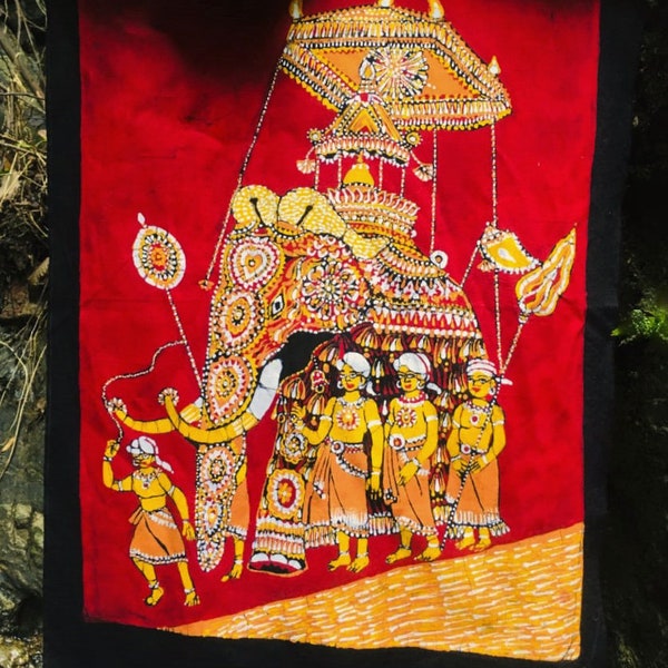 Sri Lanka Batik Art - Etsy