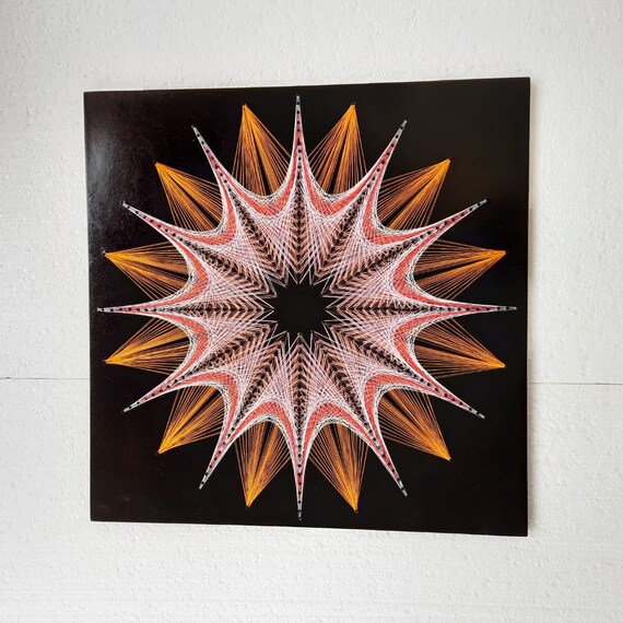 Pin and Thread Arts // String Art Kit // DIY // Mandala // - Etsy Australia