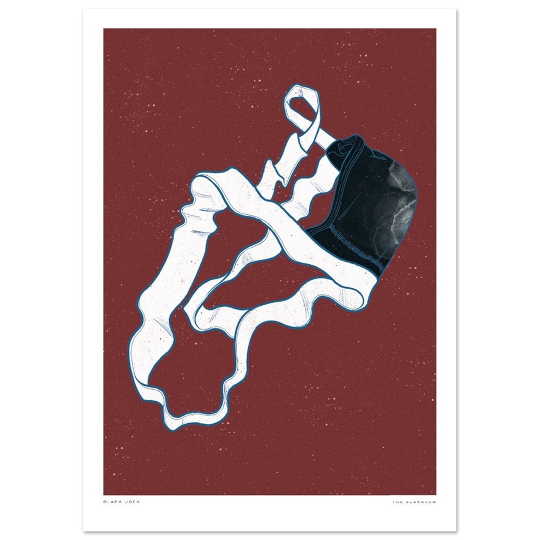 Black Jock | Gay Art Print, Queer Illustration, Tom of Finland Print ...