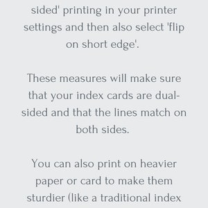 Pastel Index Cards Standard Size Printable - Etsy