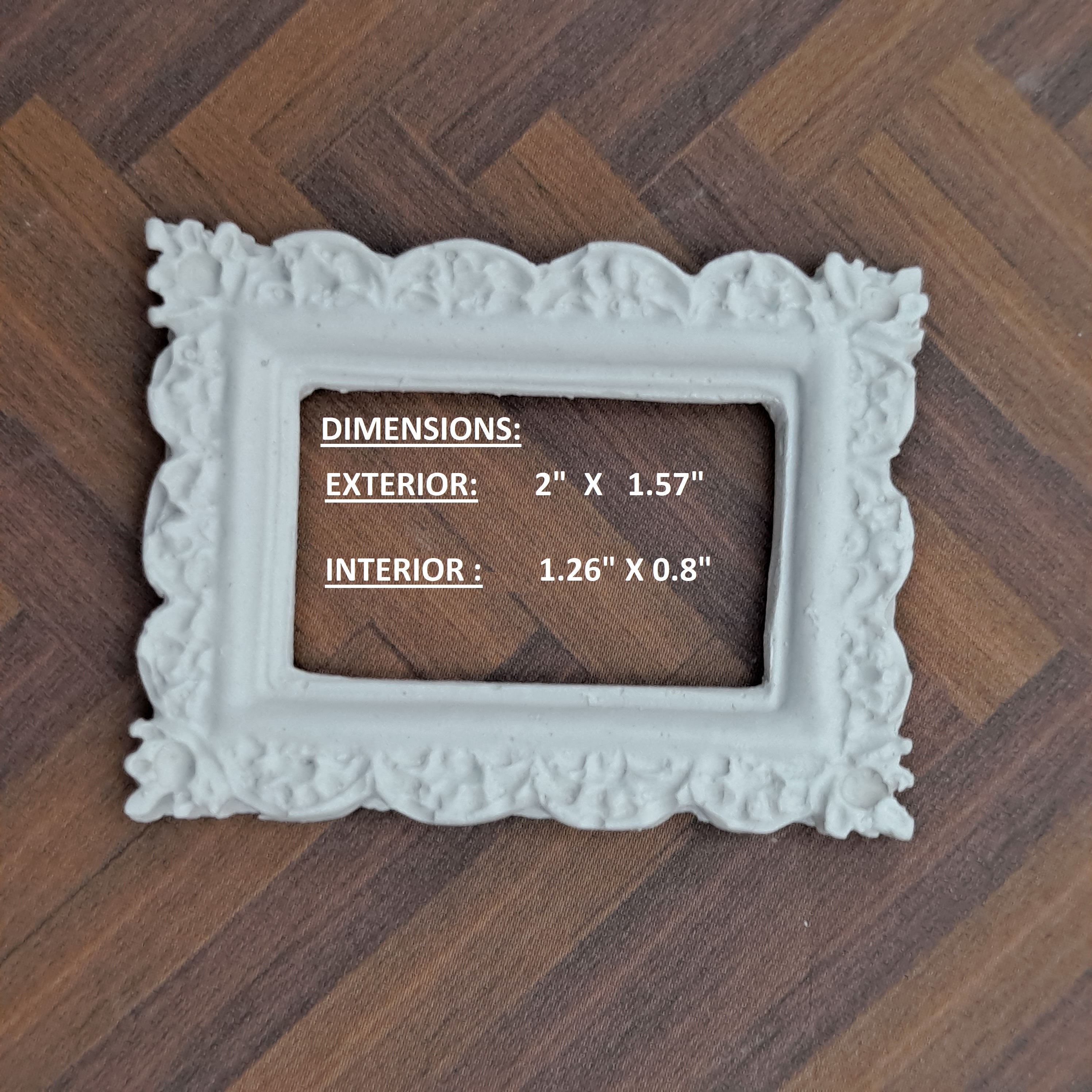 Set of 3 Small Frames Baroque Art Wall Frame Cottage Chic | Etsy