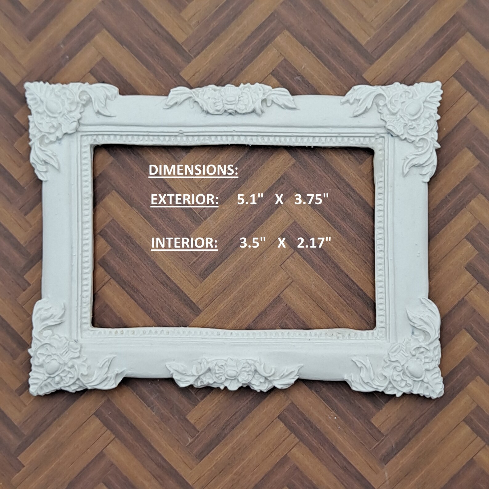 Set of 3 Small Frames Baroque Art Wall Frame Cottage Chic | Etsy