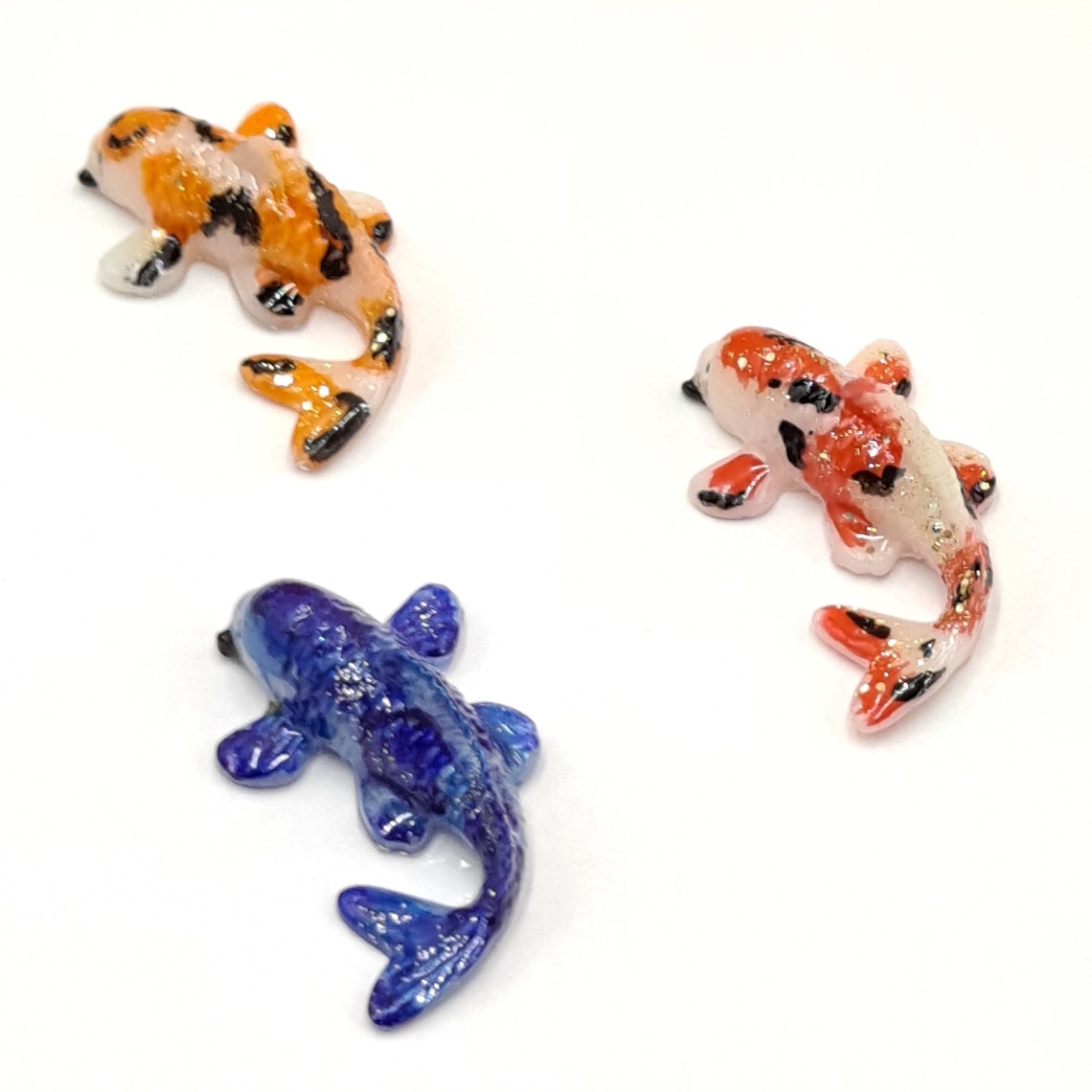 Miniature Koi fish. Water Resistant. Made With Epoxy Resin. | Etsy