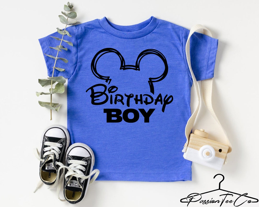 Birthday Boy Shirt for Kids, Disney Boy Birthday Shirt, Disney Youth ...