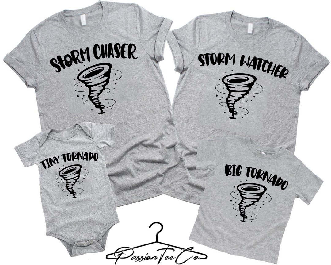 Matching Mama and Mini Family Shirts, Storm Chaser, Tiny Tornado ...
