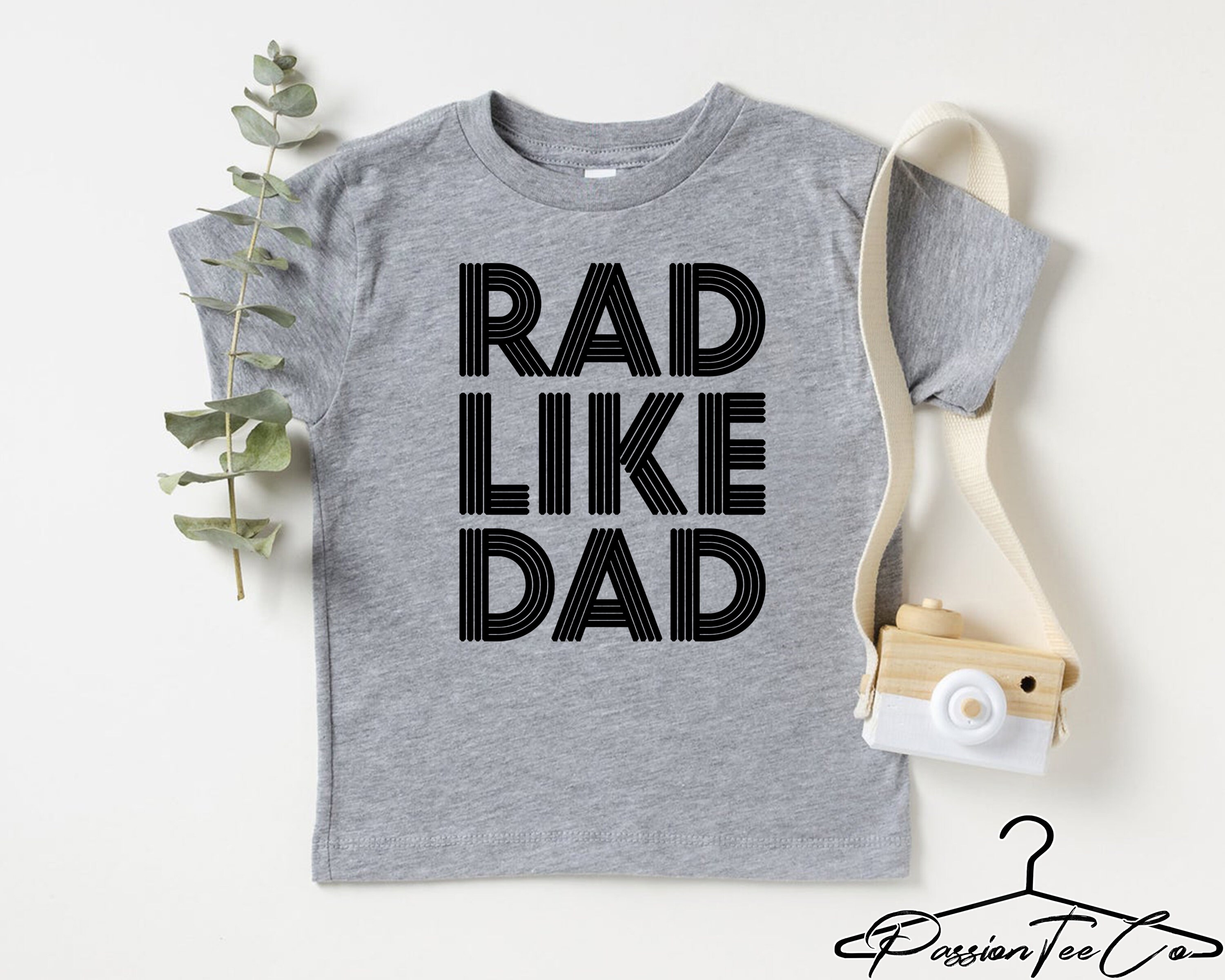 Rad Dad Shirt Rad Like Dad Shirt Matching Daddy and Kid Tee - Etsy