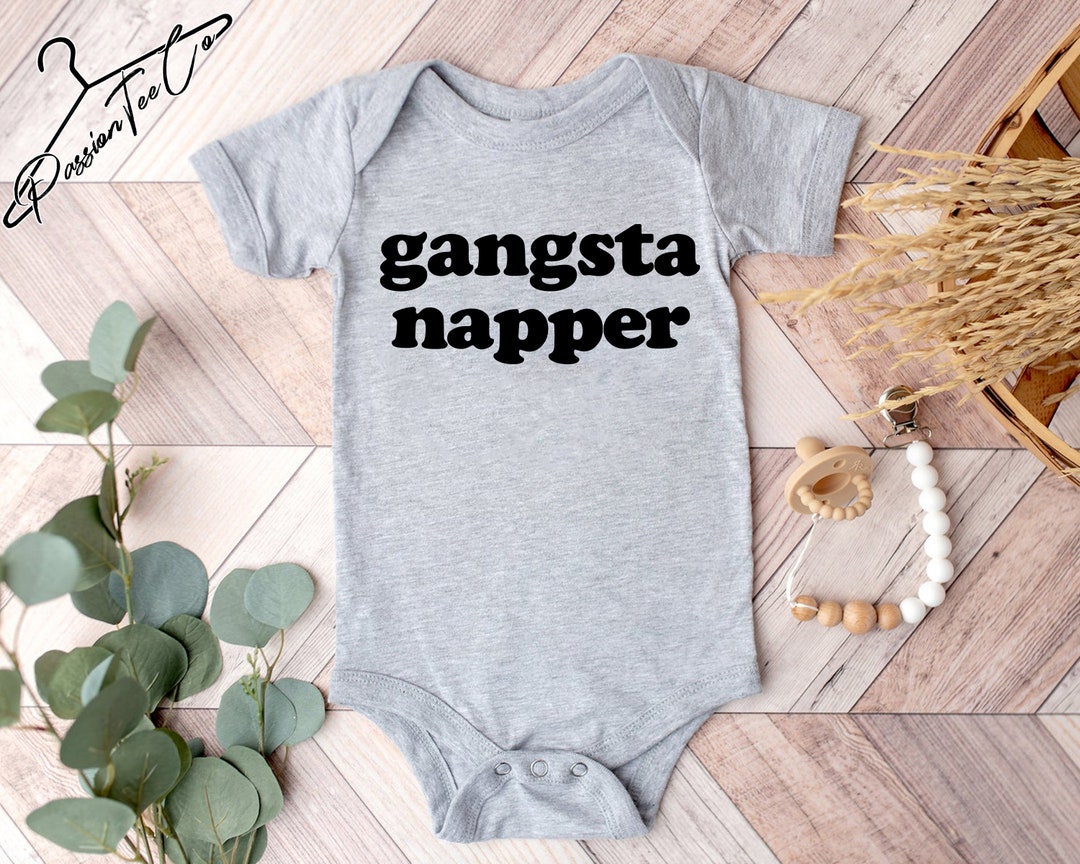 Baby Clothes, Gangsta Napper Funny Cute Novelty Infant One-piece Baby ...