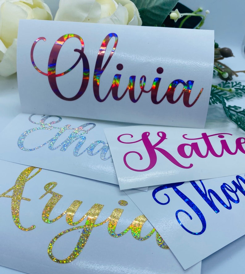 Vinyl Stickers, for Bottles, Cups, Glasses, Wedding, Personalising ...