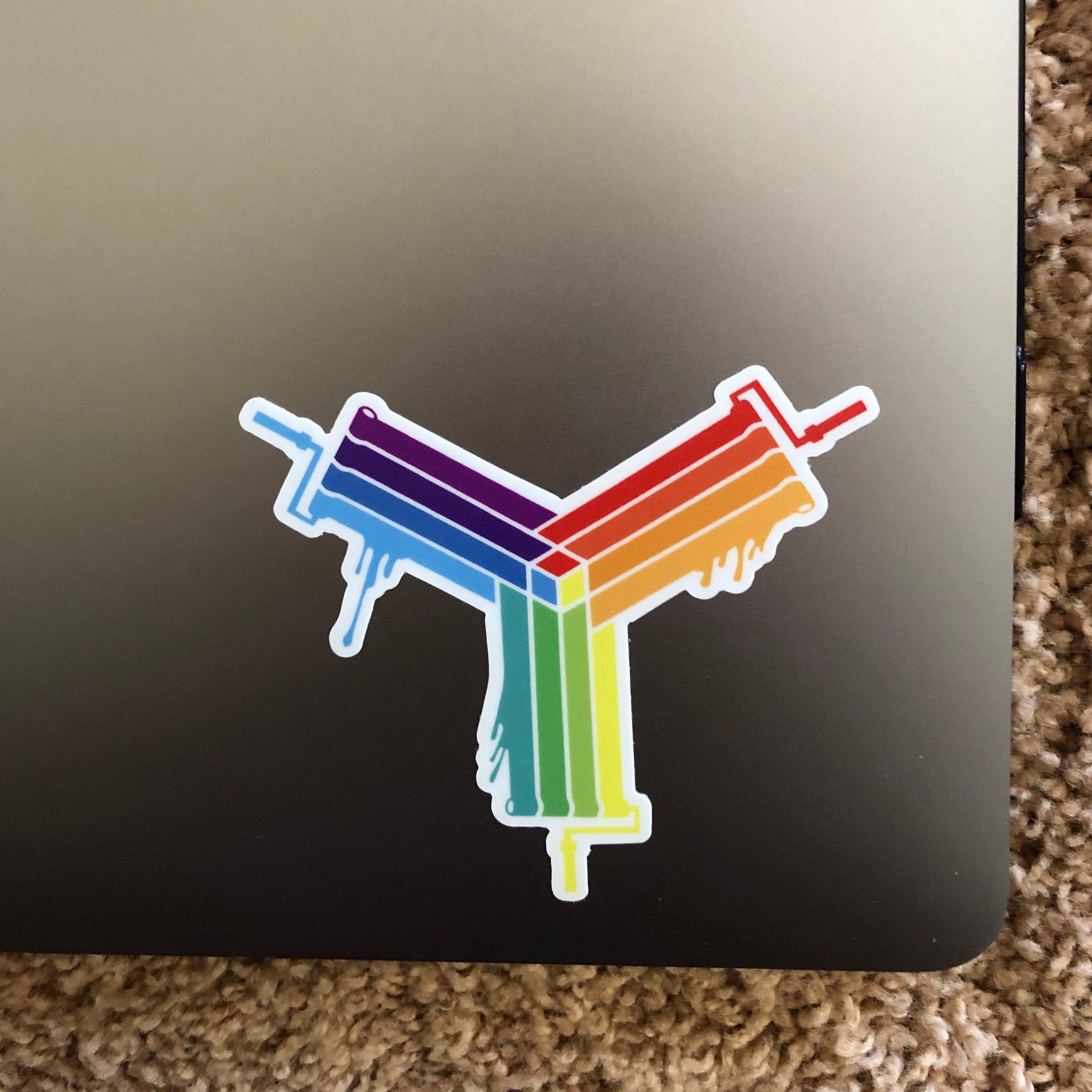 Creative Color Wheel Vinyl Sticker | Etsy