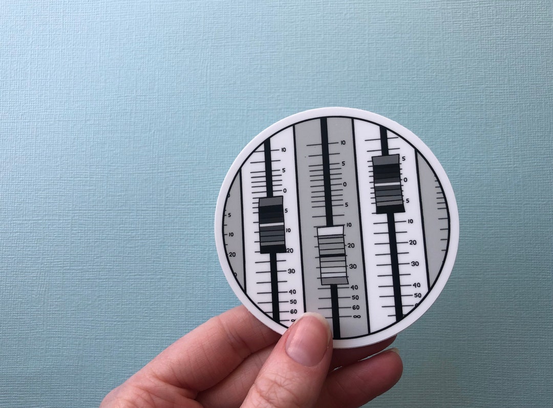 Circular Fader Sticker for Audio Engineers and Sound Designers - Etsy
