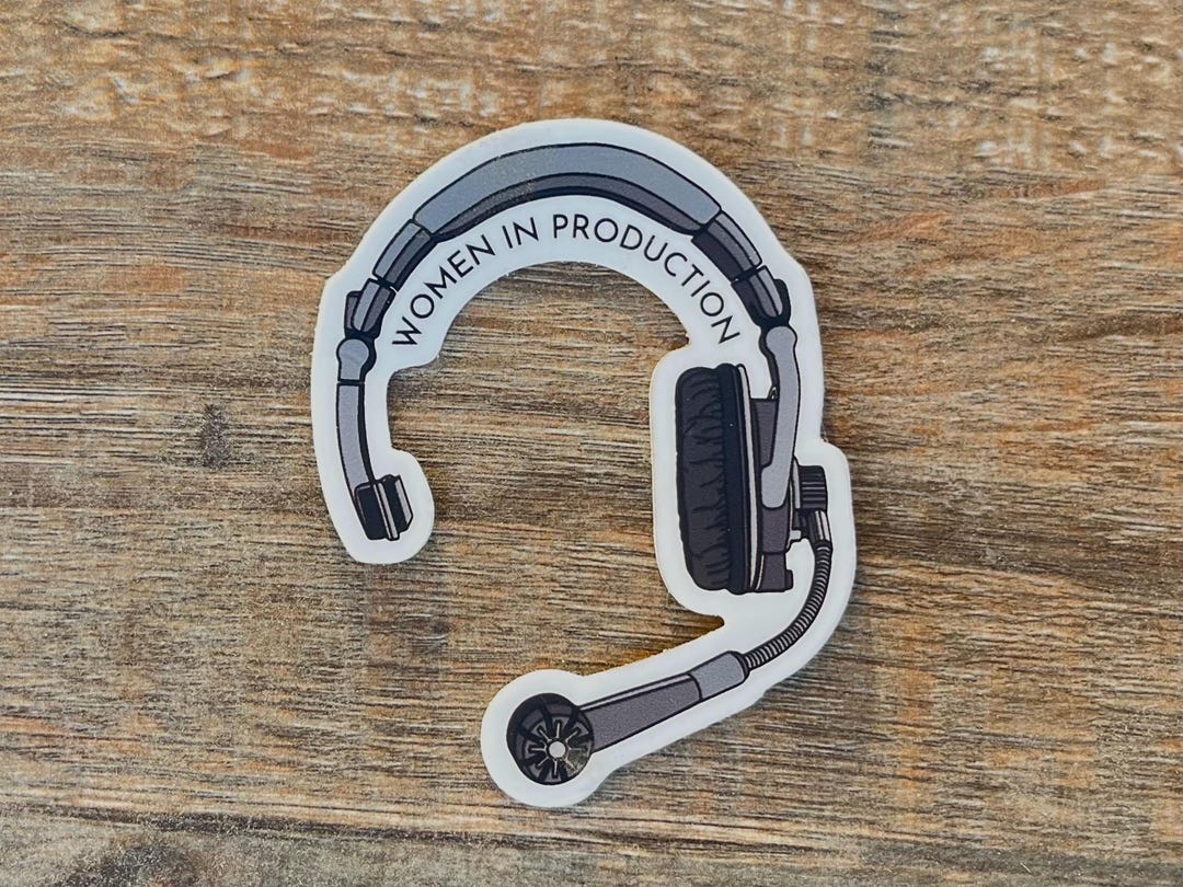 Women in Production Sticker - Etsy