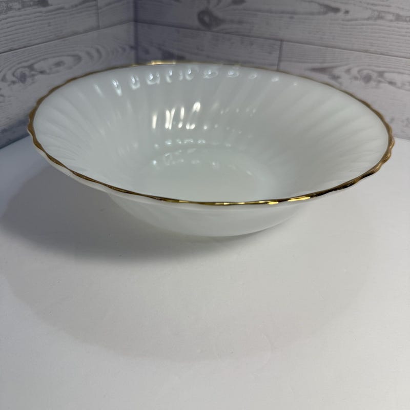 Fire King 5 Swirl Bowl - Etsy