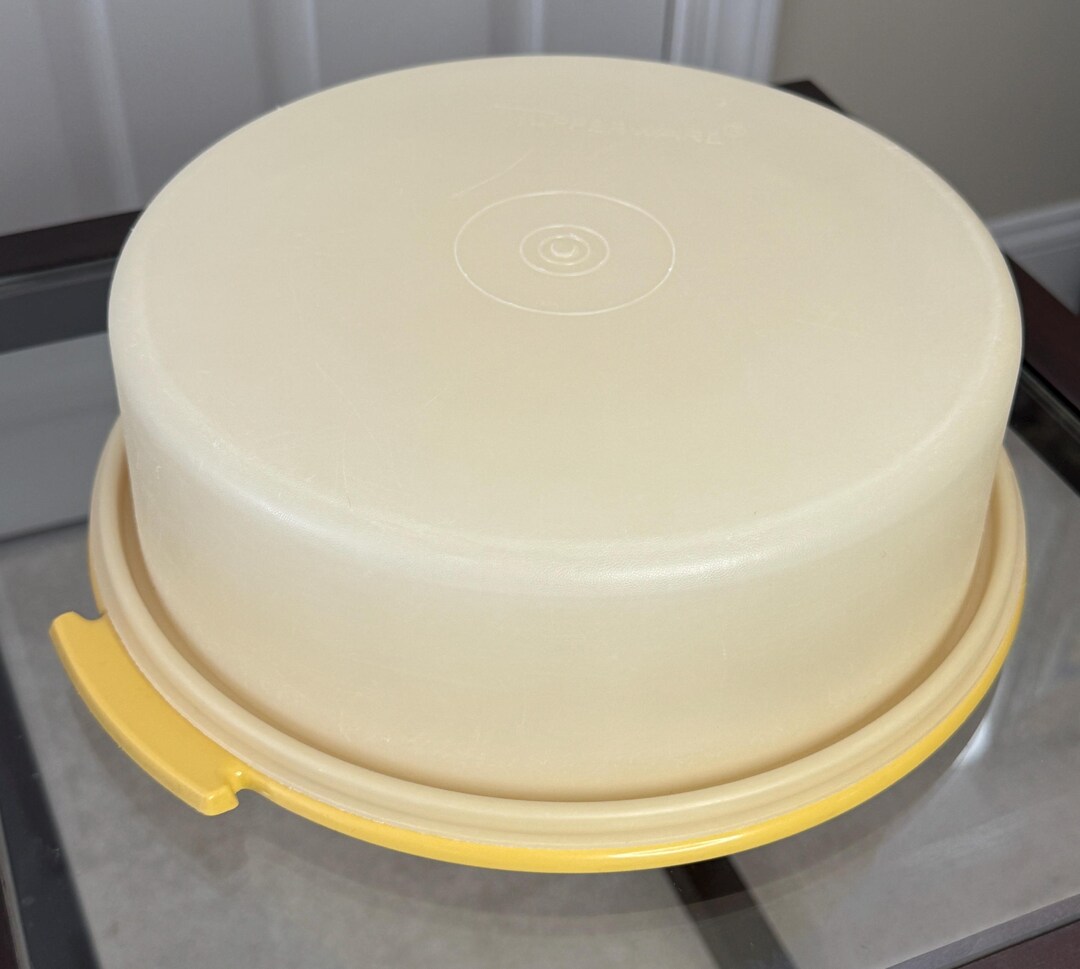 Vintage 70s Tupperware Pie Keeper – Harvest Gold (no Handle) - Etsy