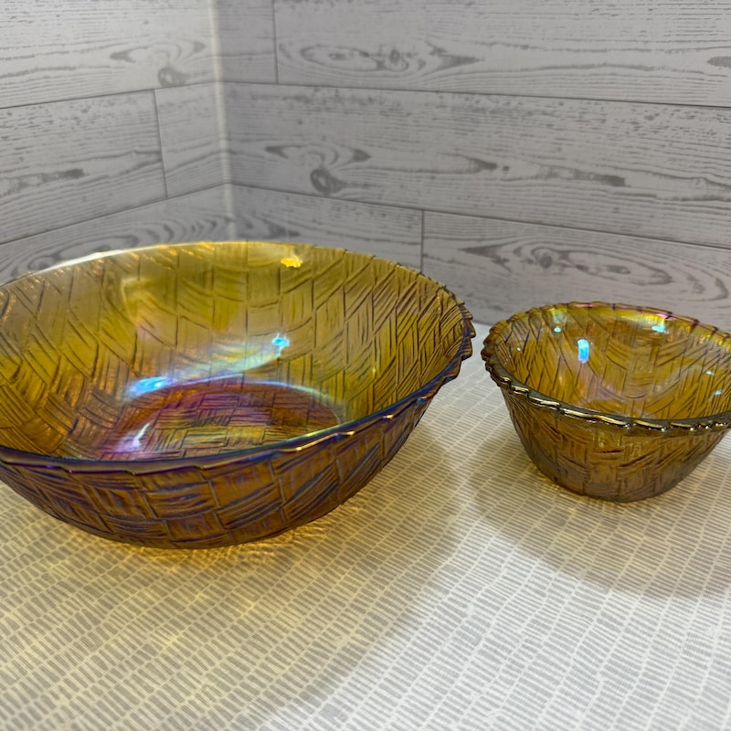 Indiana Glass Basketweave - Etsy