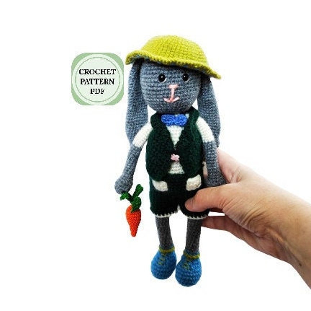 Amigurumi Bunny Pattern, Crochet Animals Pattern Bunny, Crochet Animals ...