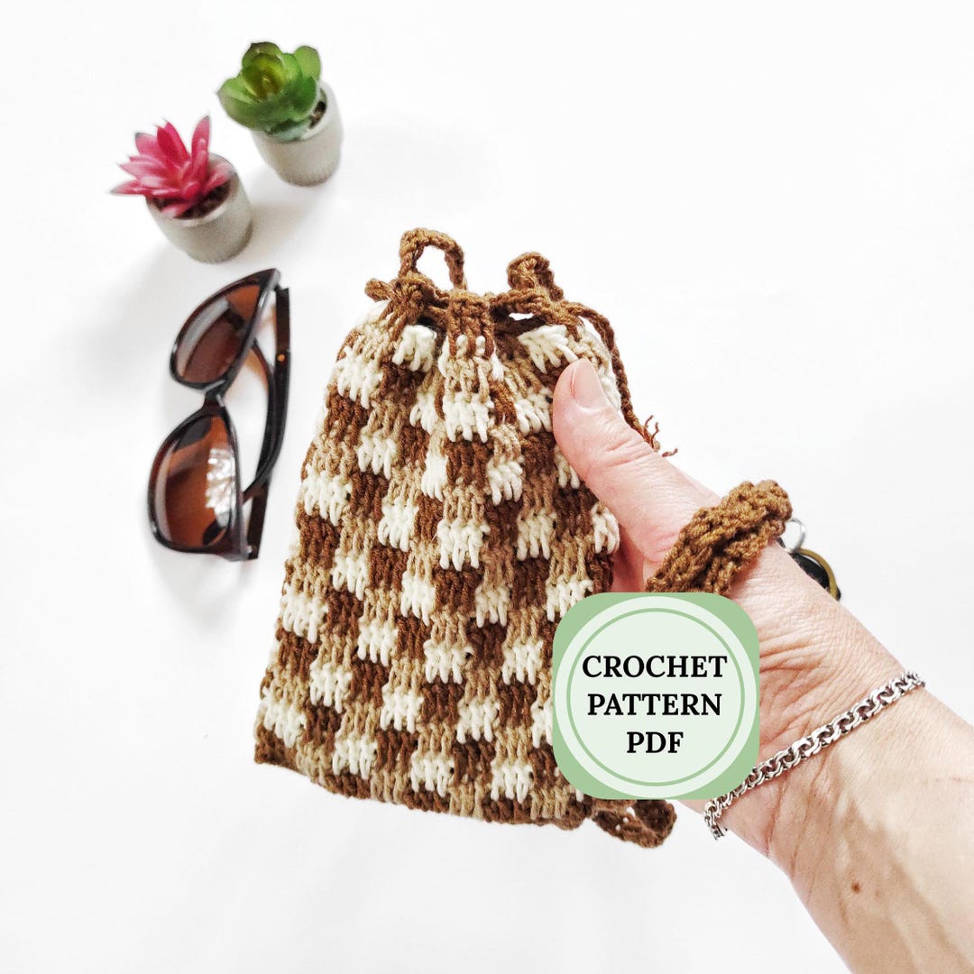 Crochet Cell Phone Purse Pattern, Crochet Phone Bag Pattern PDF ...
