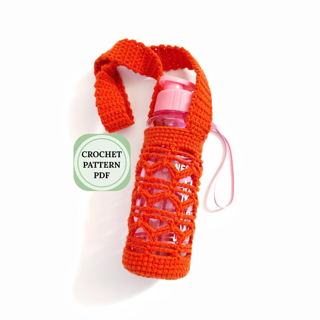 Water Bottle Bag Pattern Crochet Water Bottle Holder Pattern - Etsy